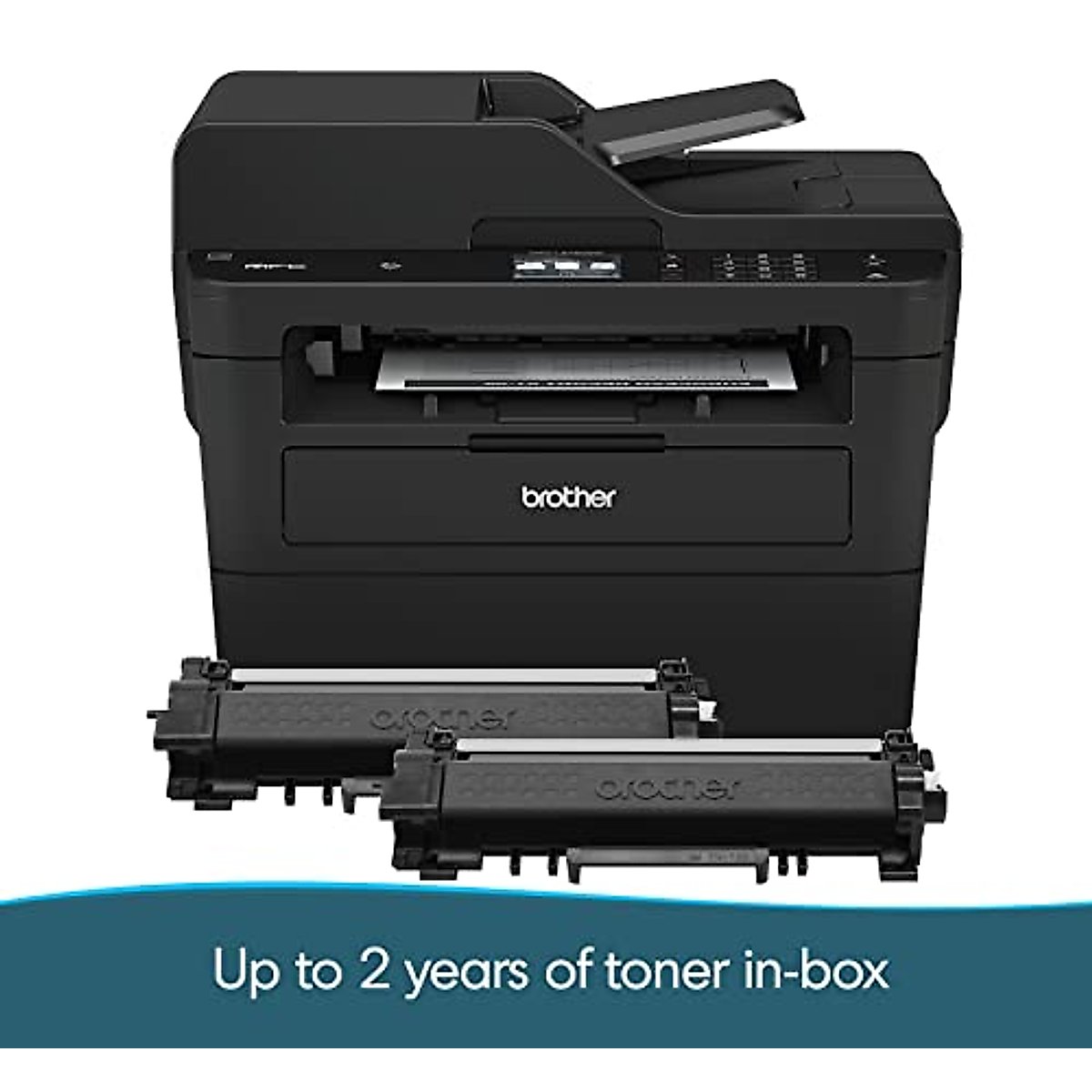 Brother Compact Monochrome Laser All-in-One Multi-function Printer, MFCL2750DWXL, Up to Two Years of Printing Included, Refresh Subscription and Amazon Dash Replenishment Ready