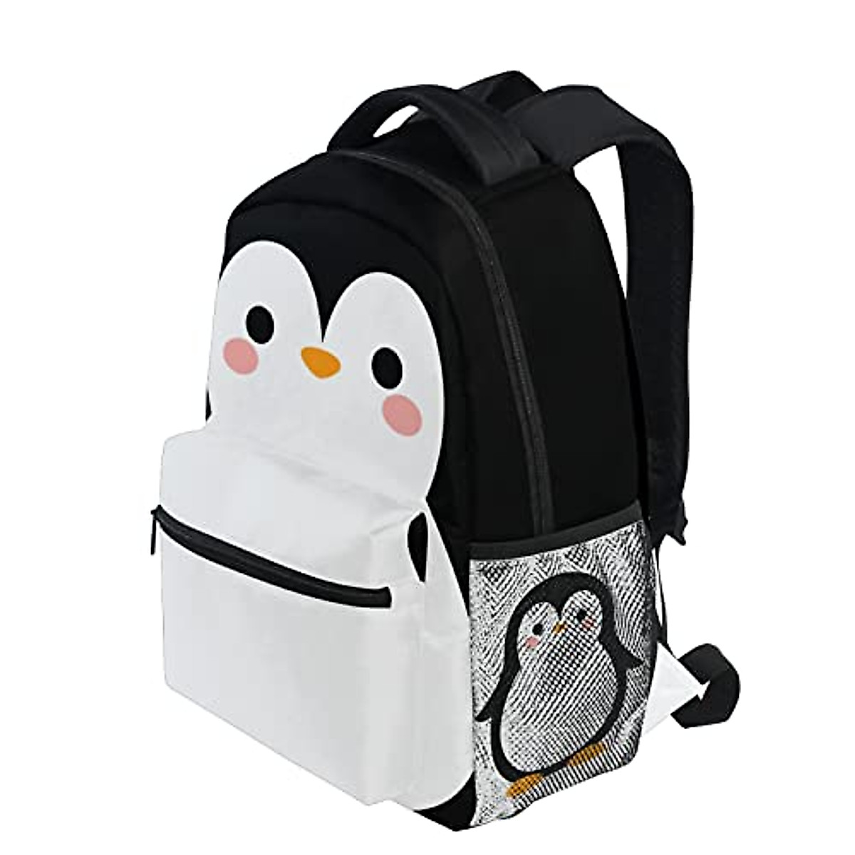Kcldeci Penguin Laptop Backpack Student Backpacks School Bag Bookbag Travel Daypack Shoulder Bag Fits 14inch Laptop