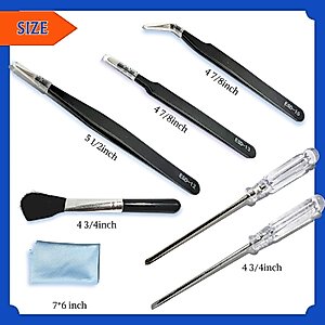 JUNYAOHSU Gundam Model Tool Kit, 28pcs Hobby Building Tool Set, Modeler Basic Tools Craft Set for Cars, Airplanes, Buildings, Gundam, Robots Models Repairing and Fixing