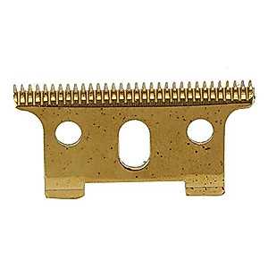 Hair Clipper Blade, 2pcs Steel Replacement Electric Hair Clipper Blade Hair Trimmer Metal Replacement Cutter Head Tool(Gold)