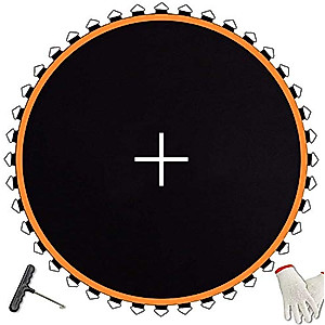 JumpTastic 127in Trampoline Mat, Fits 12Ft Frame Use 5.5in Spring (Not Include Spring, Mat's Diameter:127in)