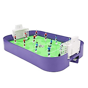 Cosiki Tabletop Football/Soccer Pinball Games,Desk Soccer Board Game, Desk Game Toy Interactive Toy Table Battle Soccer Board Game Desktop Football Shot for Kids to Play for Education