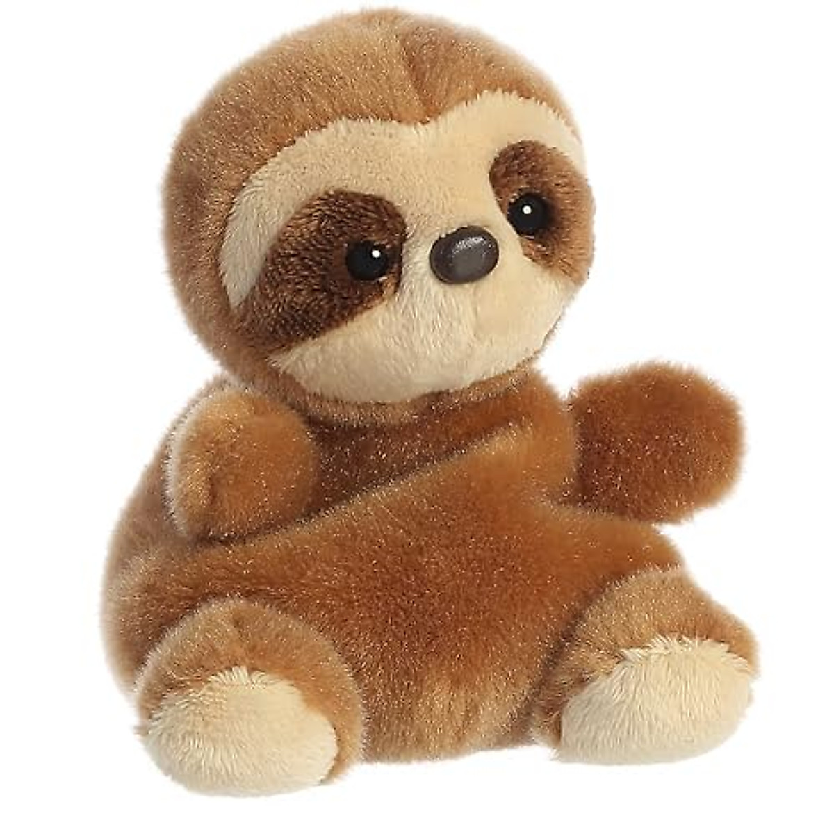Aurora® Adorable Palm Pals™ Slomo Sloth™ Stuffed Animal - Pocket-Sized Play - Collectable Fun - Brown 5 Inches
