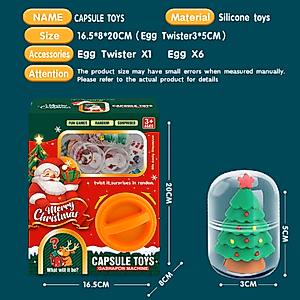 GBSELL Christmas Surprise Lucky Draw Machine Props, Interesting Gachapon Machine for Surprise, Festival Lucky Gacha Machine