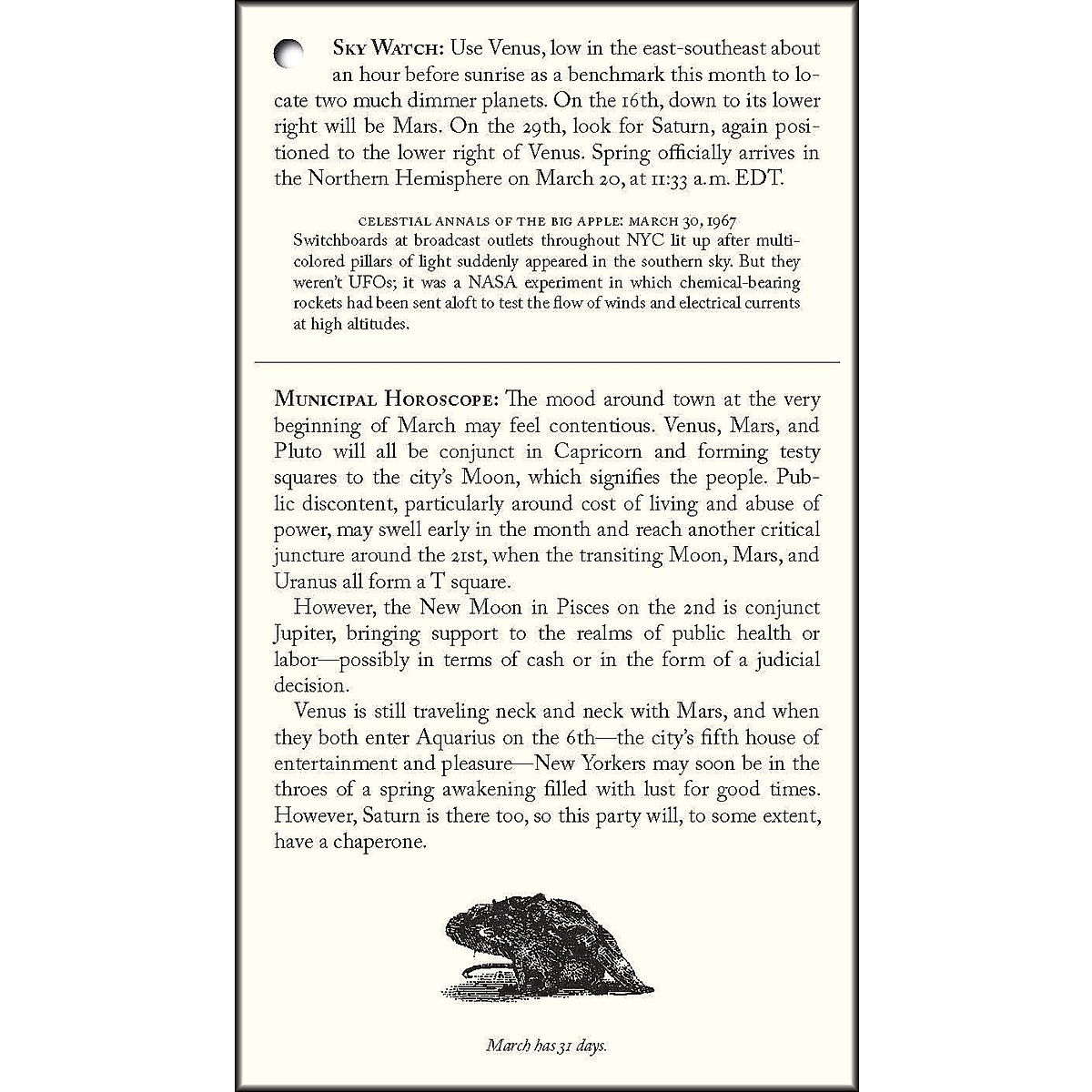 An Almanac of New York City for the Year 2023