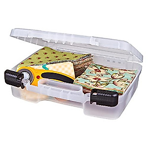 ArtBin Quick View Deep Base Carrying Case12inX3.25inX9.875in Translucent