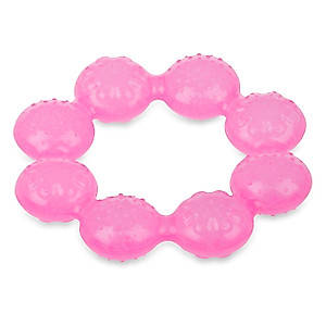 Nuby IcyBite Soother Ring Teether, Colors May Vary, 1 Count