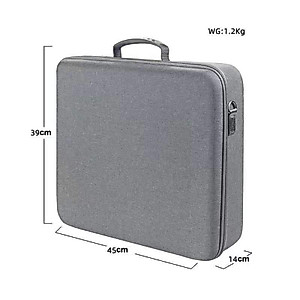Carrying Case for PS5 Travel Bag Portable Waterproof Storage Bag, Shockproof Hard Shell Protective Case Compatible with PS5 Console and Playstation 5 Digital Edition
