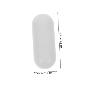 IWOWHERO 4pcs Toilet Seat Gasket Bumpers Bidet Silicone Toilet Lid Bumper Toilet Stopper Replacement Kit Toilet Riser Toilet Buffer Pads Toilet Bumper Pads Toilet Gaskets Plastic Light Grey