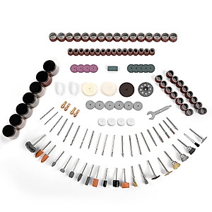 PHALANX Rotary Tool Accessory Kit, 420 Pcs Accessories Kit, 1/8"(3.2mm) Diameter Shanks, Universal Fitment All Rotary Tool for Easy Cutting, Sanding, Grinding, Sharpening, Engraving, Carving- PRA420…