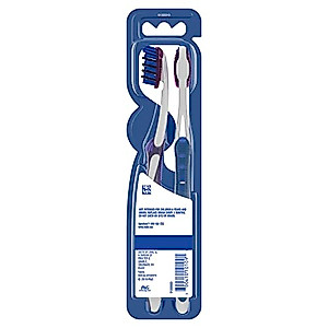 Oral-B 3D White Pro-Flex Stain Eraser Toothbrushes, Medium, 2 Count