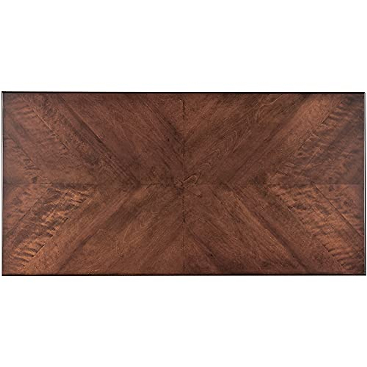 AOCOROE Large Wood Coffee Table with Lockable Casters French Country Style Coffee Table with Drawers. 47 Inch Center Table for Living Room