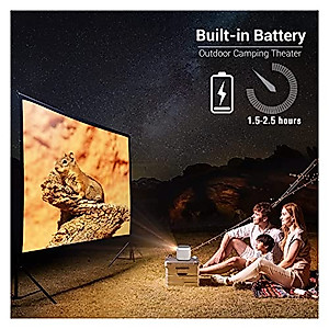 Focus Smart Android WiFi Outdoor Home Theater Projector 4K Full HD 1080P Projector