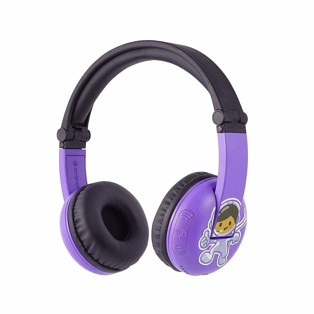 Made for Amazon Volume Limiting Bluetooth BuddyPhones, PlayTime in Purple. Ages (3-7)