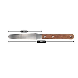 Medarchitect Right Hand Pill Counting Tray with Spatula (White - Wood Handle)