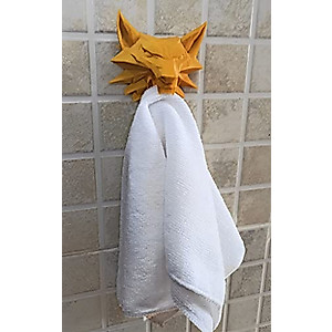 Multi-Utility 3D Printed Self Adhesive Towel Stand (Pack of 3) for Bathroom Accessories| Apron Holder in Kitchen| Headphone Holder| Keyholder (8 x 5 x 8.5) cm.