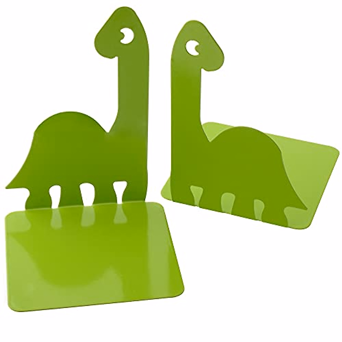 Artkingdome Cute Dinosaur Bookends for Kids Book Ends Books Holder Racks Stand Desk School Liberary Bookends Decorative 1Pair Green