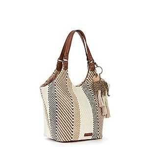 Sakroots Roma Small Shopper, Tobacco Batik Woven