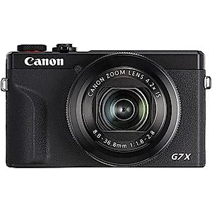 Canon PowerShot G7 X Mark III Digital Camera (Black) (3637C001), 64GB Memory Card, NB13L Battery, Corel Photo Software, Charger, Card Reader, Soft Bag, Flex Tripod + More (International Model)