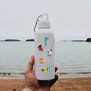 52PCS Numberblocks Stickers for Laptop and computer, Hand account Waterproof Vinyl stickers for Water Bottle Skateboard Guita Car Bumper Luggage,All kinds of Graffiti Decals for Kids Girls Teens