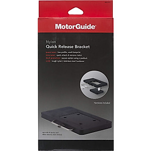 MotorGuide 8M0120717 Xi Series Quick-Release Mounting Bracket Kit for Trolling Motors — Composite — Black