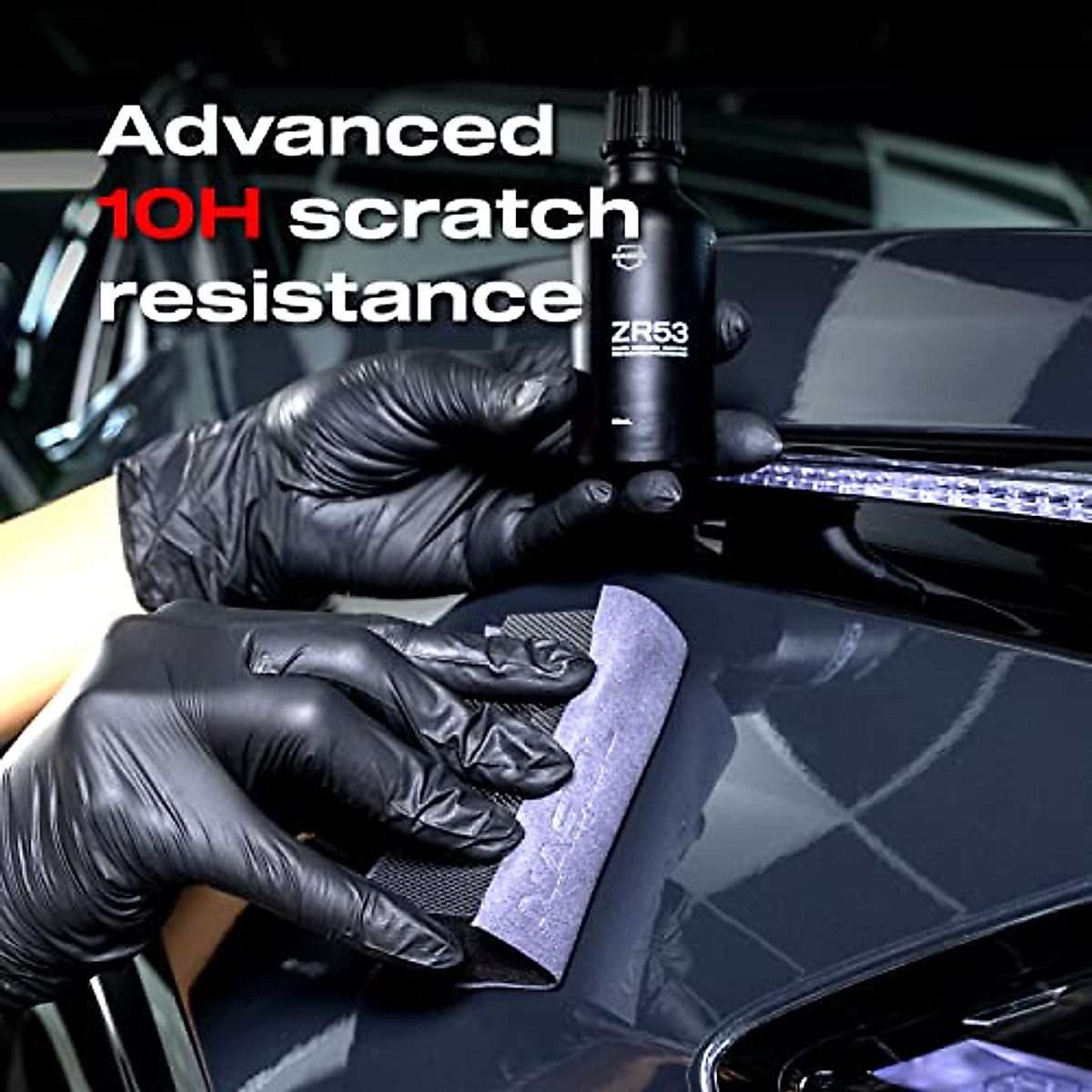 Nasiol ZR53 Nano Ceramic Coating for Car, Auto Detailing Kit Body Armour, 3 Years Paint Protection for Cars and Motorcycles 10H Scratch Resistance with Hydrophobic Crystal Gloss Shine