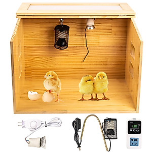 TANXAKUFAN Incubator for Small Animals with Thermostat, Intelligent Chick Brooder Box, Incubator for Newborn Puppies and Kittens, Intelligent Puppy Incubator Dog Kennel Pet Box