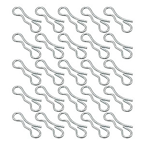 Gpartsden Pack of 25 Bow Tie Clip 714-04040 for MTD Husqvarna Cub Cadet Troy-Bilt Craftsman Ryobi Columbia 532194208 Snow Blower