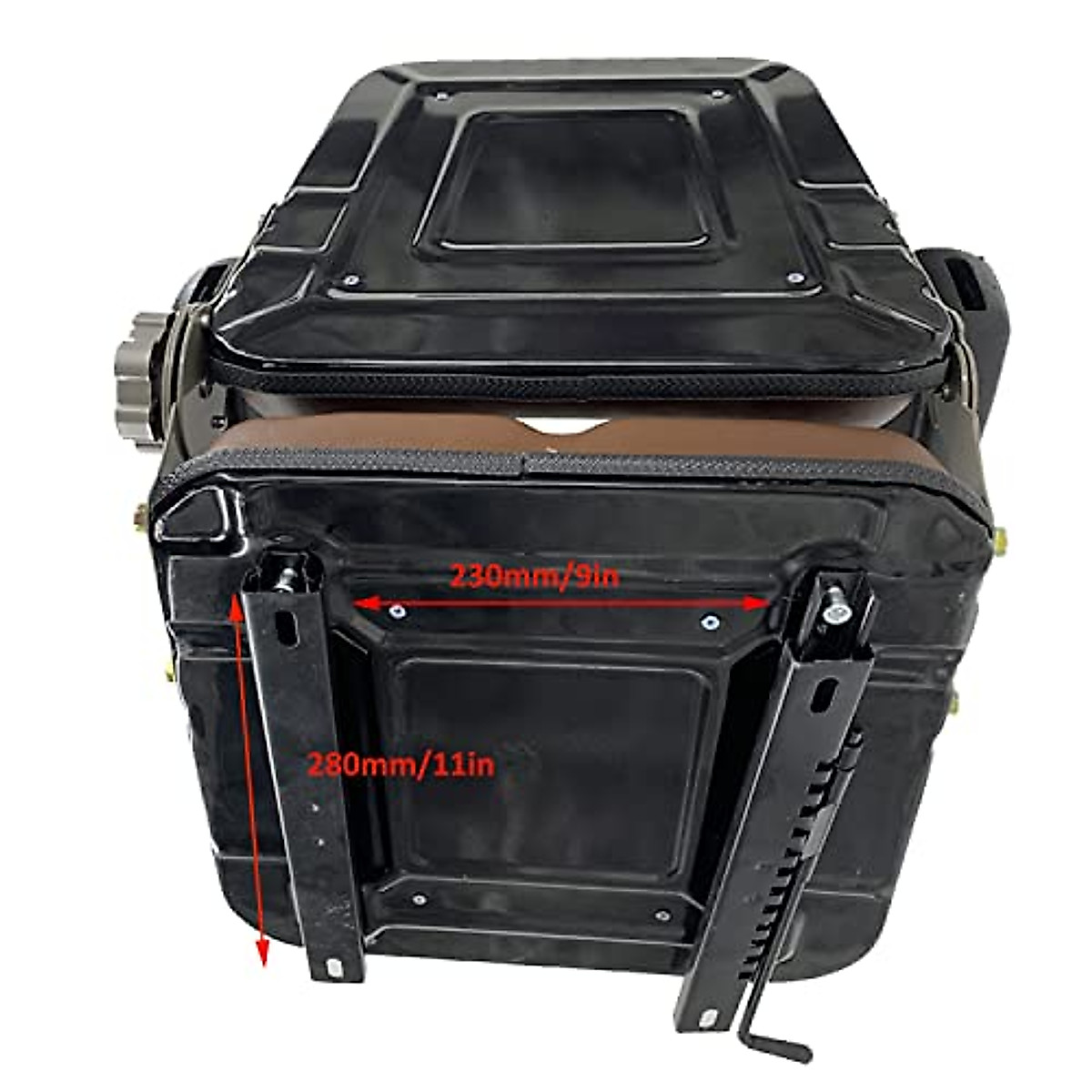 YILIKISS Forklift Seat with Armrest Universal Tractor Seat Comfort Ride Lawn Mower, Garden Tractor UTV/ATV Seat