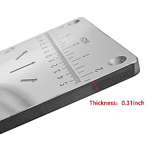 QYQRQF Router Table Insert Plate, Aluminum Router Plate for Woodworking Table Top Insert Mounting Plate Wood Tools Trimming Milling Machine with Accessories (Black)