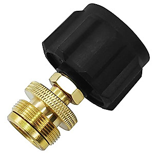 MENSI Propane Cylinder Adaptor Convert to 1"-20UNEF Throwaway Flexible Hose Line Adapter for Barbecue Grill, Bubby Heater, Torch (QCC Type1 Connector for 5~40lbs Propane Tank)
