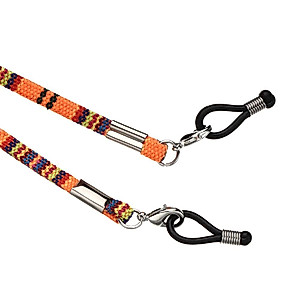 Tvoip 10Pcs Portable Ethnic Pattern Neck Buckle Lanyard Hanging String Neck Strap Hat Chin Cord Glasses Masks with Adjustable Cord Fastener，Unisex Removable Sun Hat Chin Strap