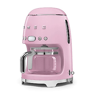 Smeg 50's Retro Pink Drip Coffee Machine