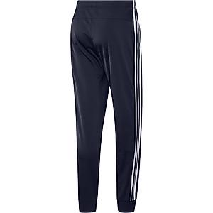 adidas Men's Essentials Warm-Up Slim Tapered 3-Stripes Tracksuit Bottoms, Legend Ink/White, Small