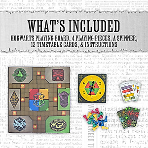 Paladone Heading to Hogwarts Board Game - Harry Potter Game for 2-4 Players Ages 6+, Fun Potions Charms Flying Wand Magic & More for Harry Potter Fans