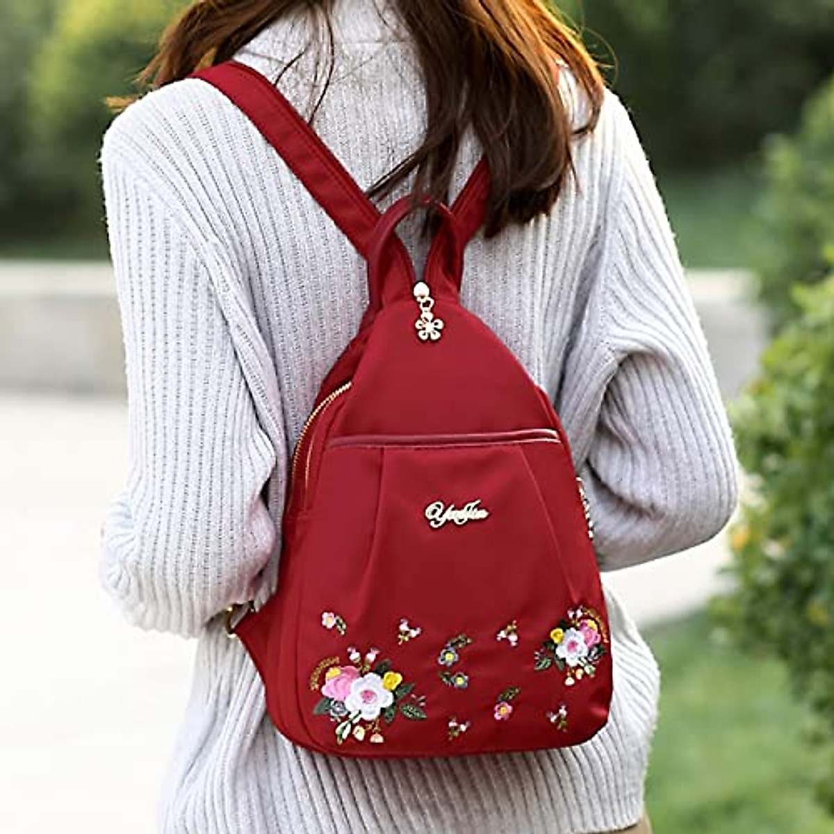 HPWRIU Quilted Backpack for Women Women Backpack Purse Fashion Casual Lightweight Travel School Shoulder Water Backpacks Kids