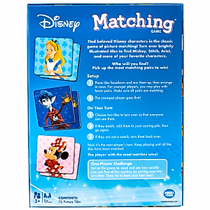 Wonder Forge Disney Classic Characters Matching Game | Fun Learning Toy for Kids Ages 3-5 | Engaging Memory Skills Game | Features Beloved Disney Icons