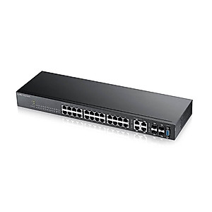 Zyxel 24 port Gigabit Layer 2 managed switch [GS2210-24]