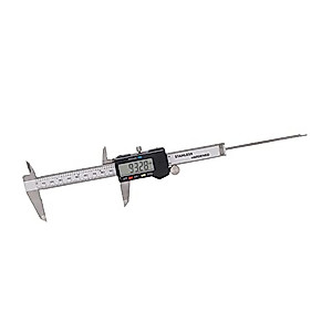 Digital Display Caliper, Electronic Vernier Caliper 0‑150mm Multifunctional Metric inch Conversion with 180mah Battery for Measuring Diameter Depth