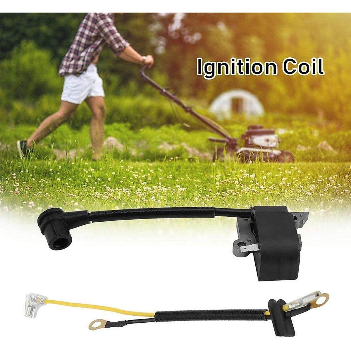 Wifehelper Ignition Coil for Husqvarna 136 137 141 23 235 240 26 36 41 Chainsaw Accessories Replacement 545199901