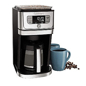 Cuisinart DGB850 Burr Grind & Brew 10 Cup Coffeemaker Silver (DGB-850) with 1 YR CPS Enhanced Protection Pack