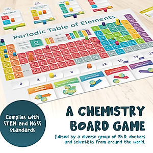 Periodic: A Game of the Elements | Periodic Table Board & Card Game About Atoms, Elements & Compounds | A Strategy Board Game for Gamers & Educational Science Game for Kids or Family Game Night