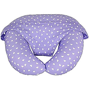 Comfyt Nursing Pillow Multifunctional Supporting for Mothers Best Breastfeeding Pillow Gifts for Mom Registry Must Have Removable Washable Cotton Cover