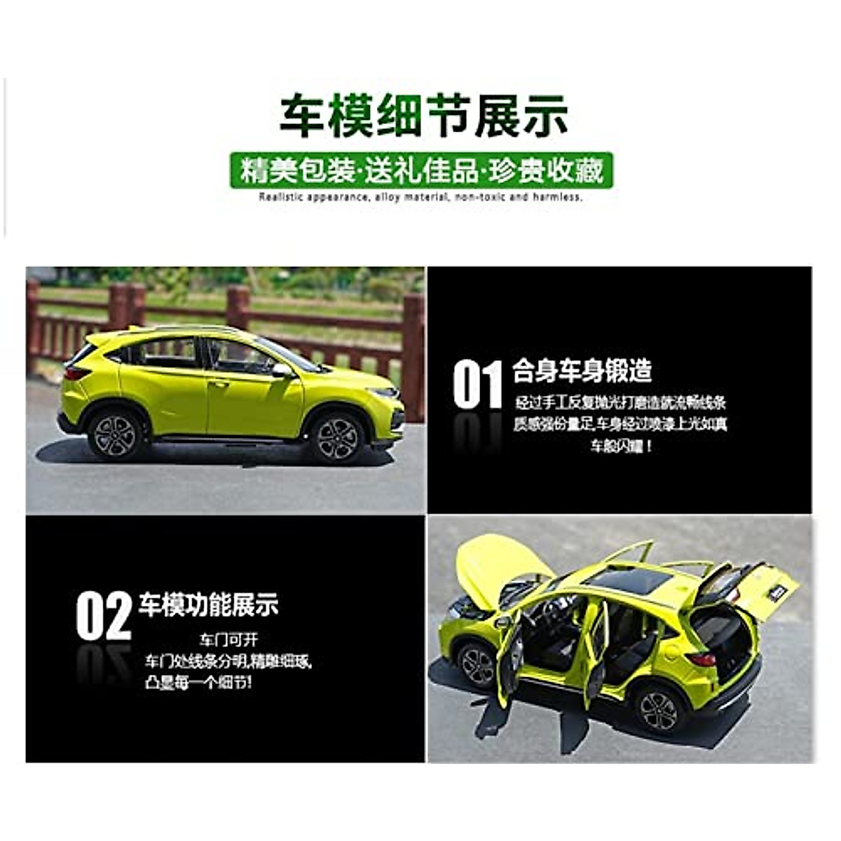 Models Vehicle Replica Car 1 18 Fit for Cadillac XT4 SUV Simulation Model Car Metal Diecast Minicar Scale Model Collectibles Souvenir Collectible Gift 2023 2024 (Color : White)