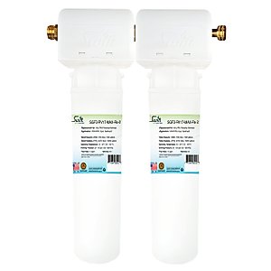 Swift Green Filters 10000 Gallons Under Sink Water Filtration System - NSF/ANSI 42 Certified,Direct Connect,Ultra High Capacity,0.5 Micron Filtration for 99.99% Chlorine and Odor Removal - Made in USA
