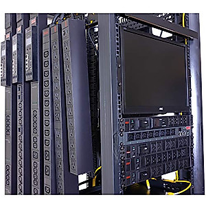 Maruson Basic PDU, 8 5-15R Outlets, 120V / 15A, 5-15P, 19" 1U Horizontal Rackmount Power Distribution Unit, 10 ft Cord, UL Certified & RoHS Compliant, for Server Racks and Networking, PDU-R1508