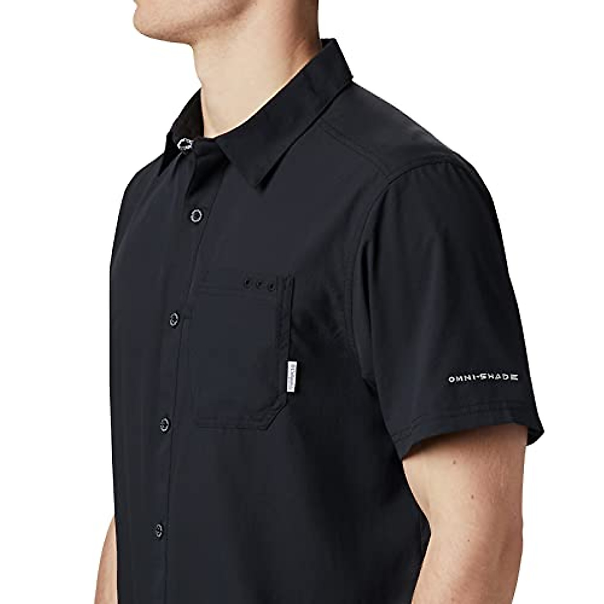 Columbia Men's Slack Tide Camp Shirt, Black, Medium