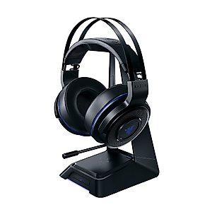 Razer Thresher Ultimate - Playstation 4 (PS4) & PC Wireless Gaming Headset - 7.1 Dolby Surround Sound with Retractable Microphone (Renewed)