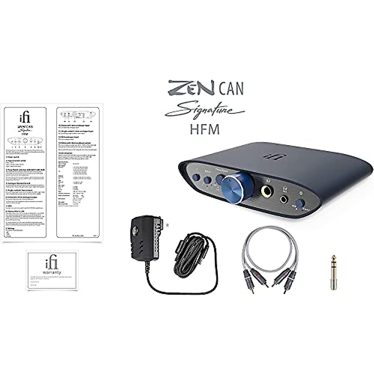 iFi Zen CAN Signature HFM - Balanced Desktop Headphone Amp and Preamp with 4.4mm Outputs [Compatible with HIFIMAN Headphones]