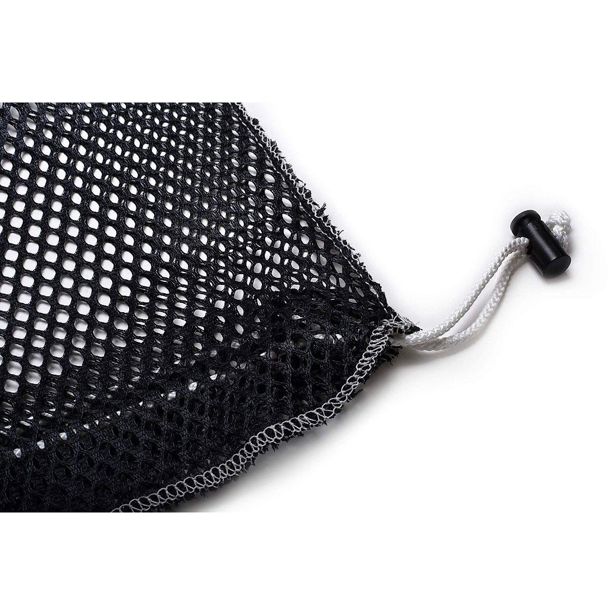 Handy Laundry Mesh Equipment Bag, Black - 24 x 36 - Adjustable, sliding drawstring cord closure. Perfect mesh bag for parent or coach, making it easy to transport.
